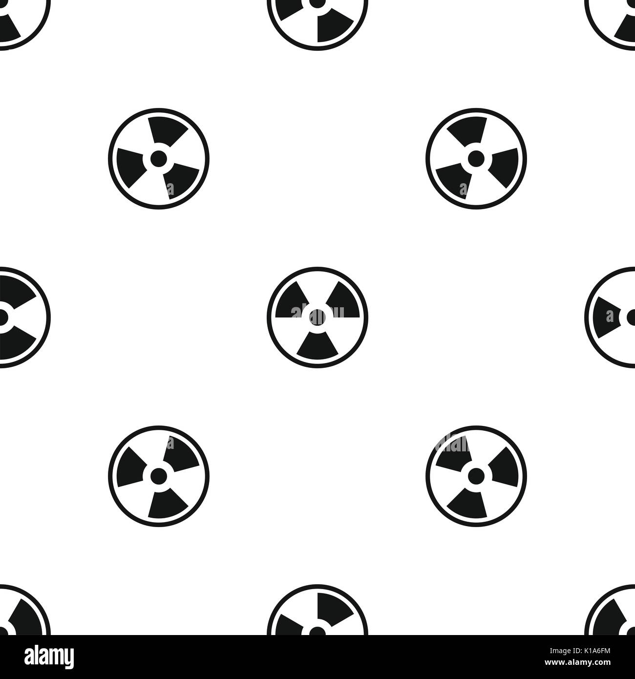 Danger nuclear pattern seamless black Stock Vector Image & Art - Alamy