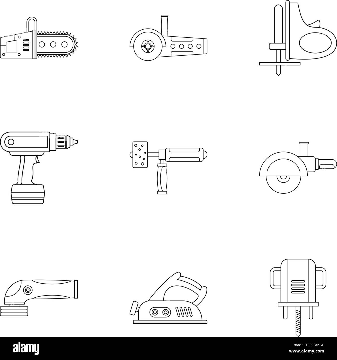 Belt grinder Stock Vector Images - Alamy