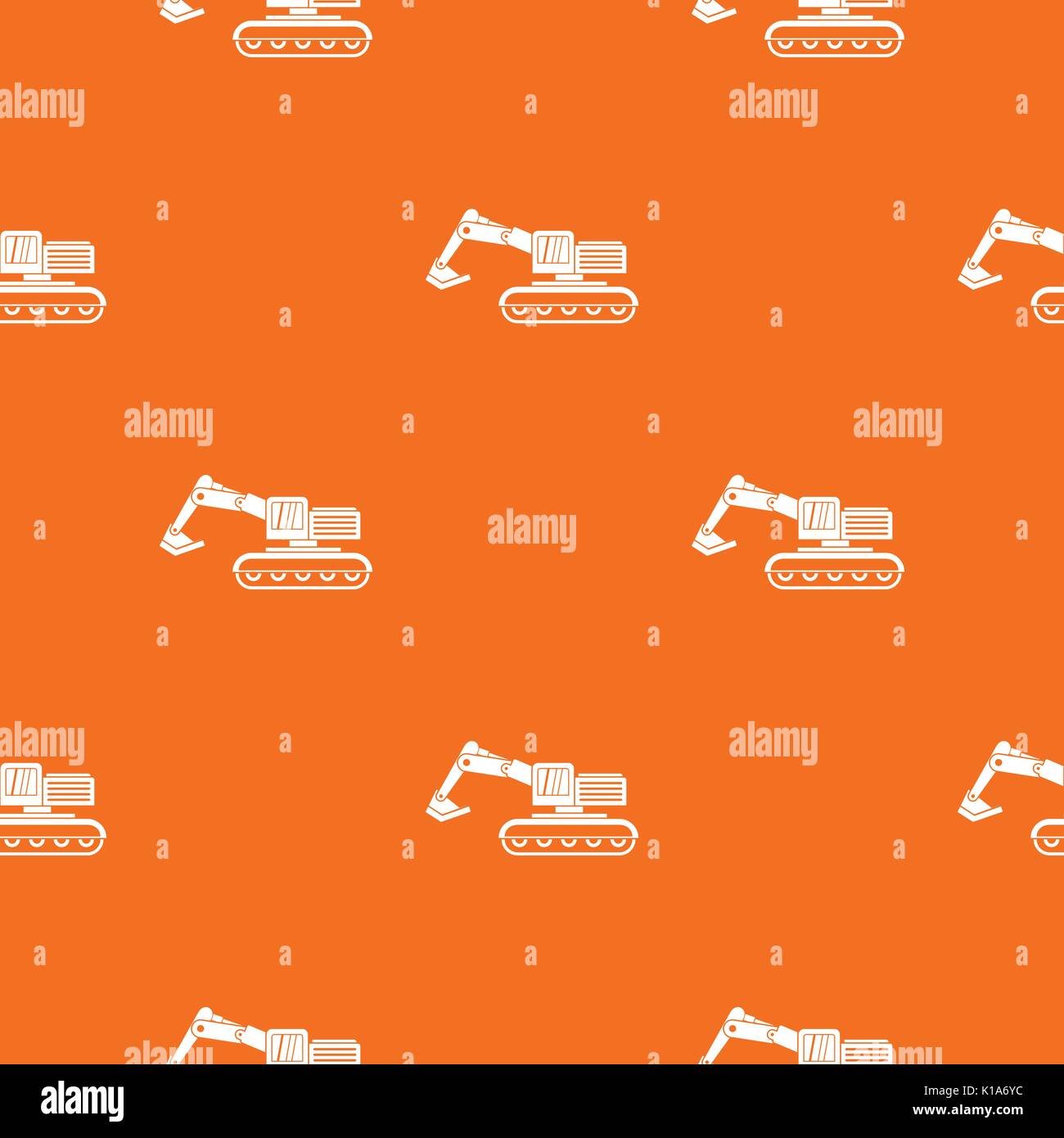 Excavator pattern seamless Stock Vector Image & Art - Alamy