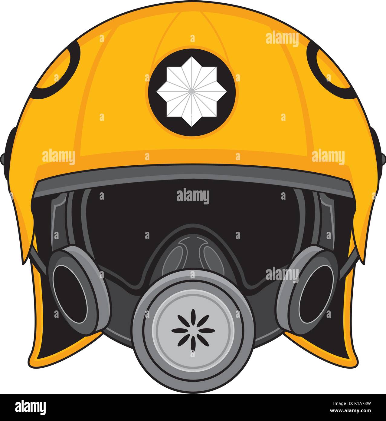 Cartoon Fireman - Firefighters Helmet Vector Illustration Stock Vector ...