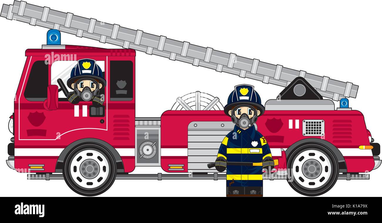 Firefighter Fire Truck Clip Art Fire Truck, Vehicle, Firefighter,
