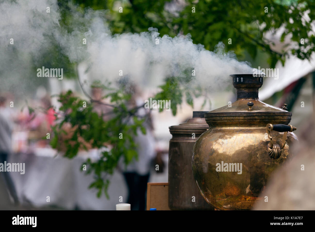 Russian samovar hi-res stock photography and images - Alamy