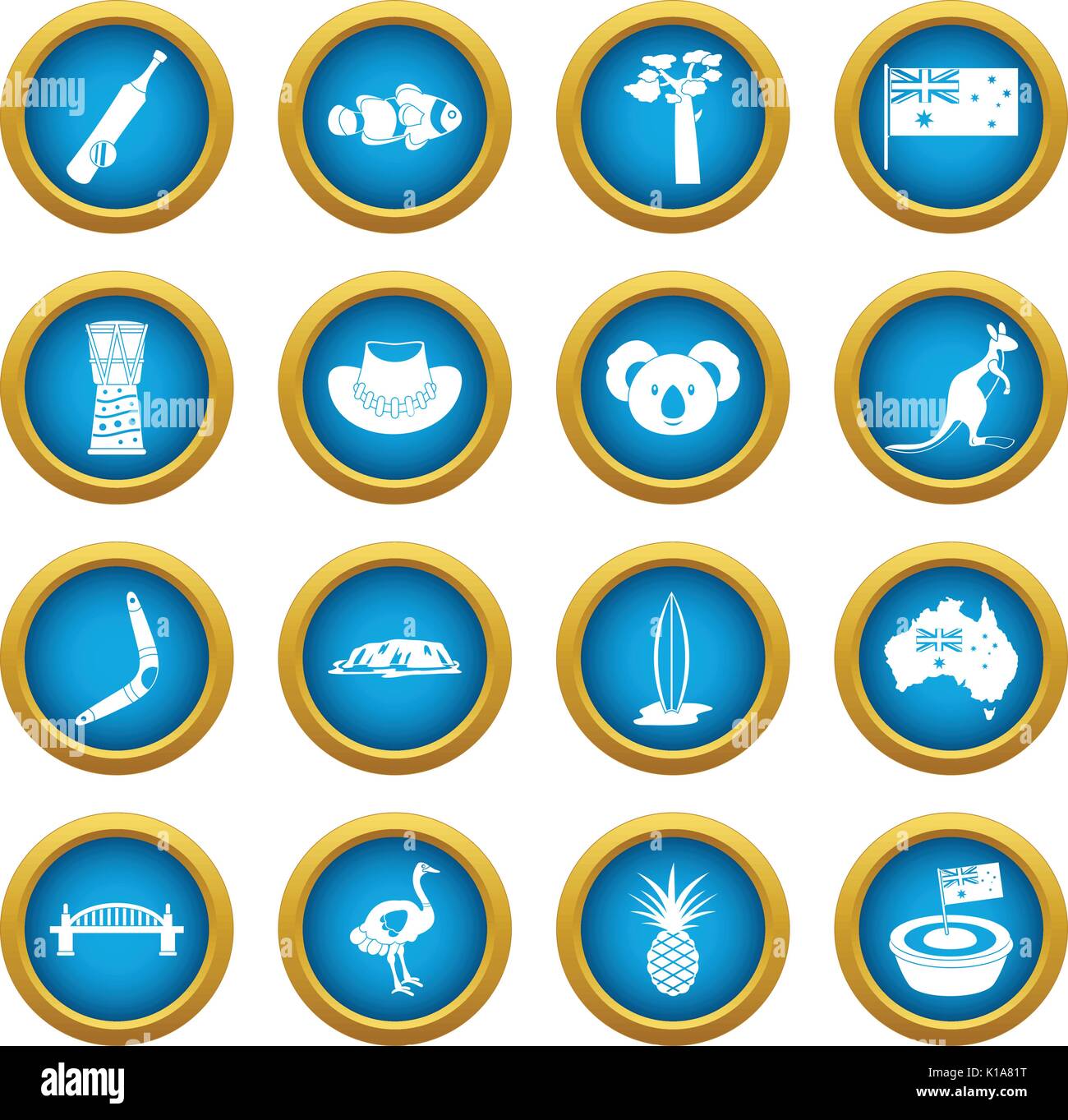 Australian surfing Stock Vector Images - Alamy