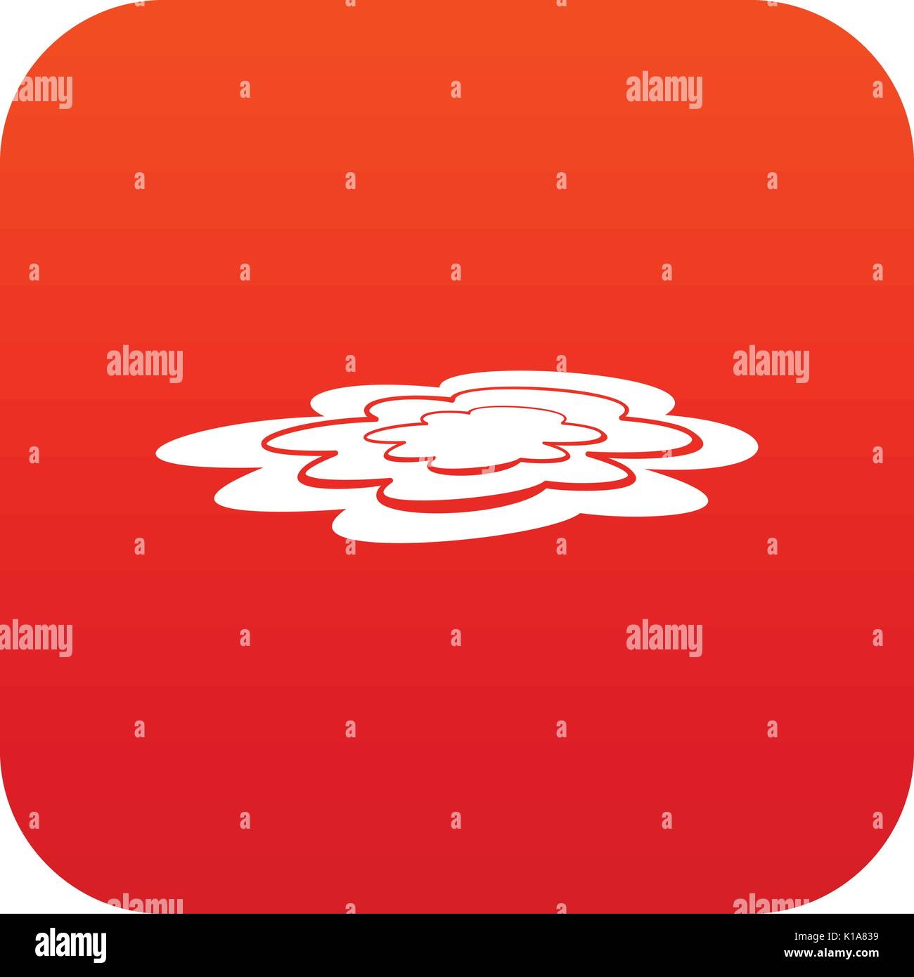 Water puddle icon digital red Stock Vector Image & Art - Alamy
