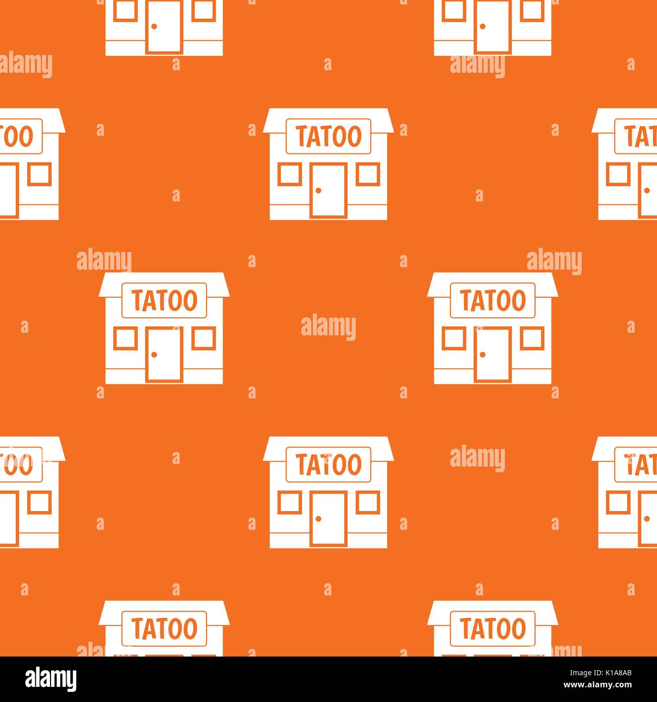 Tattoo salon building pattern seamless Stock Vector Image & Art - Alamy