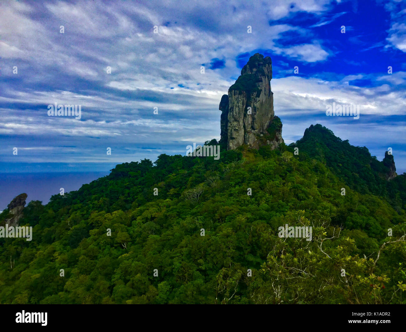 The cross island hike in Rarotonga, Cook Islands is very rewarding with ...