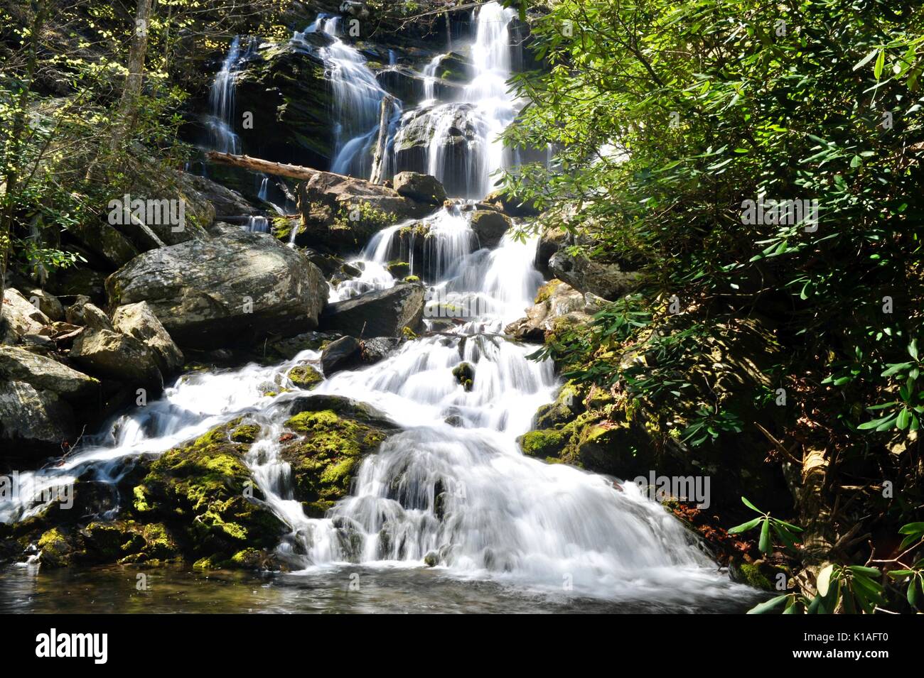 Water rushing down mountain hi-res stock photography and images - Alamy