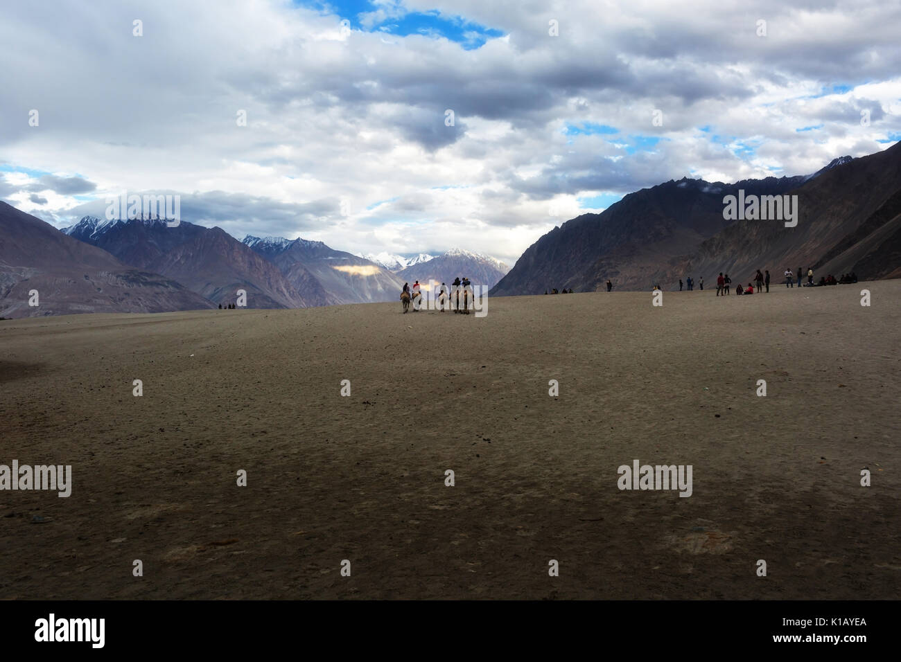 Hunder Sand Dunes of Nubra Valley in Leh Ladakh, Jammu and Kashmir ...