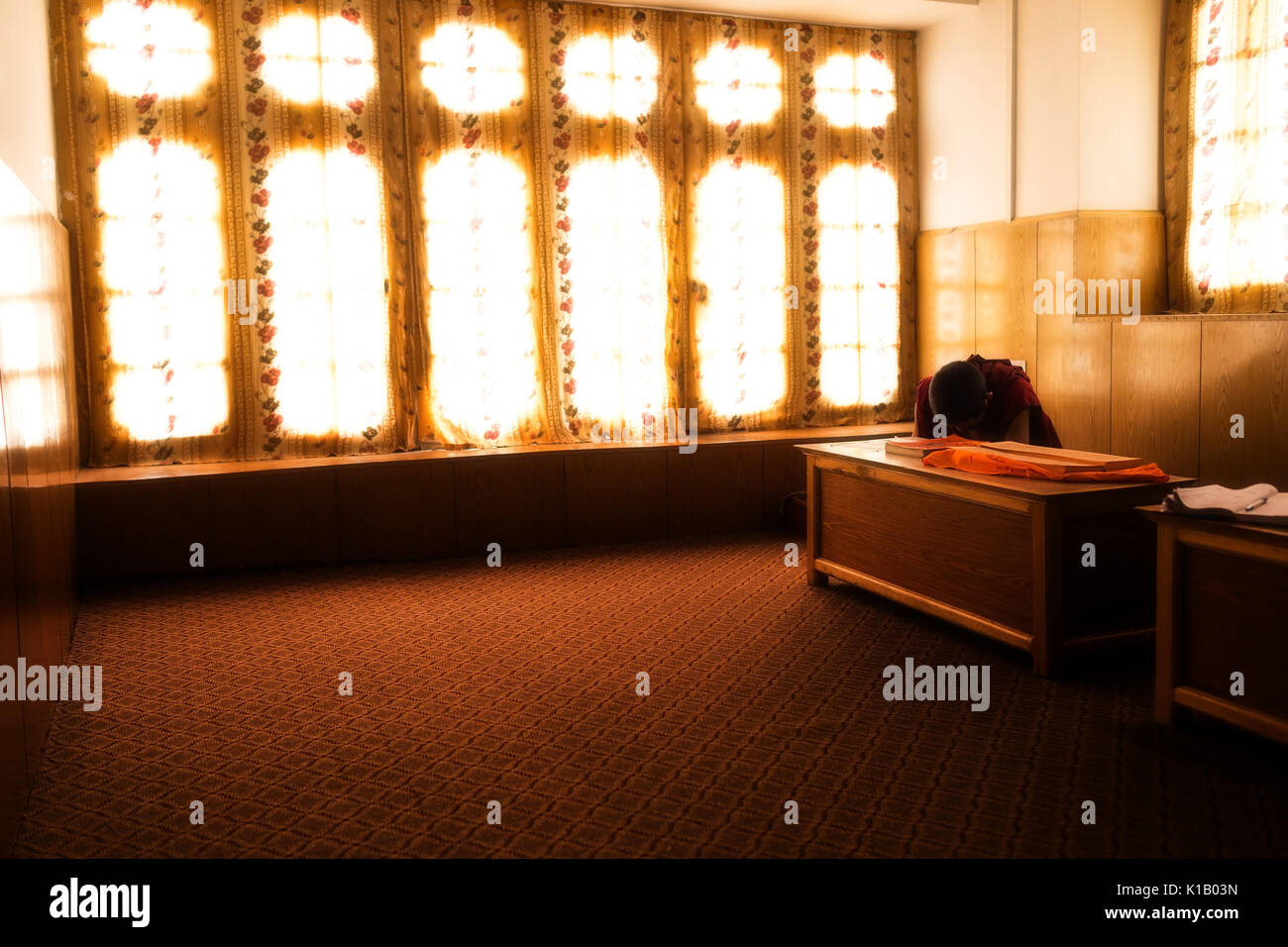 Diskit Monastery in Nubra valley, Leh Ladakh, Jammu and Kashmir, India ...