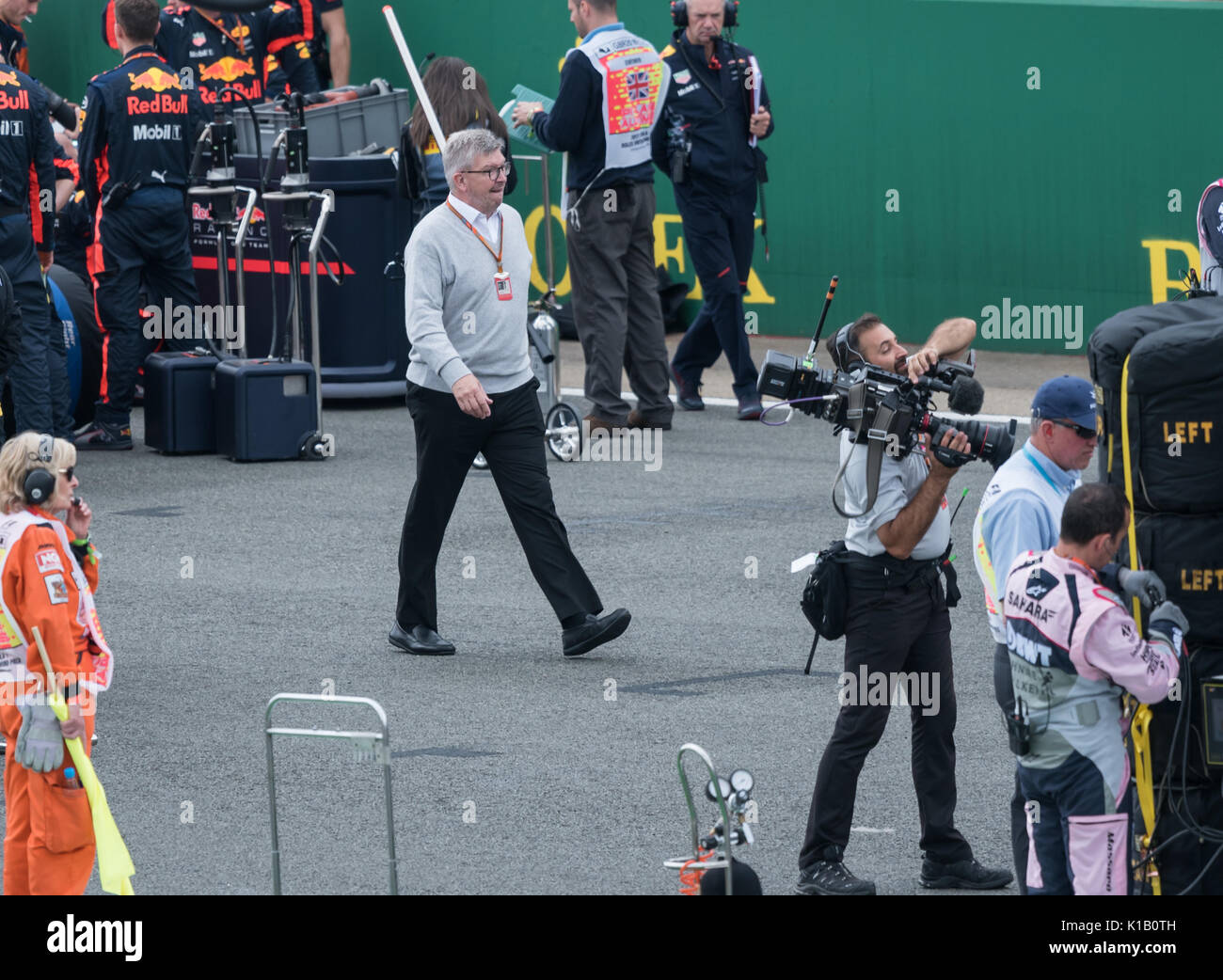 Flags at the silverstone circuit hi-res stock photography and images ...