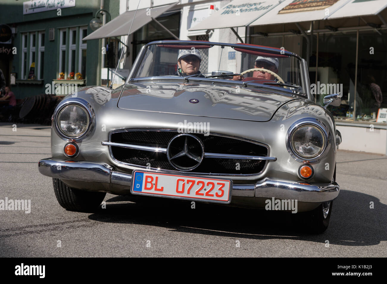 Reutlingen, Germany - August 20, 2017: Mercedes-Benz 190 SL oldtimer ...