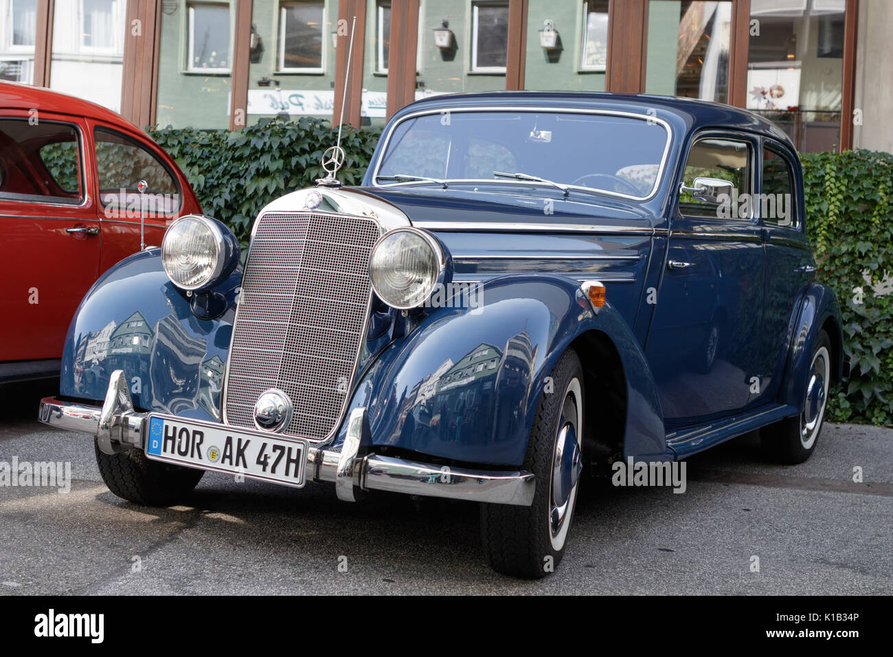 Reutlingen, Germany - August 20, 2017: Mercedes-Benz oldtimer car at ...