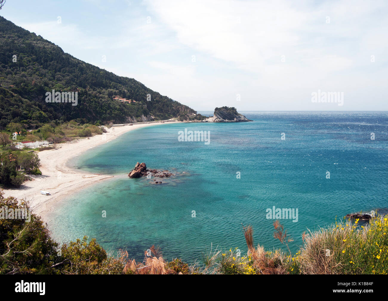 Samos Island, Greece. Potami beach Stock Photo - Alamy