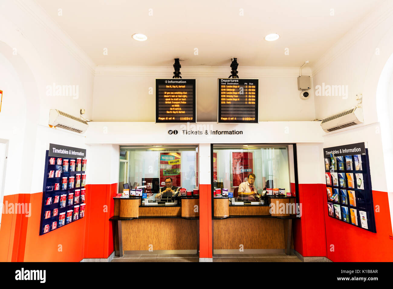 Newark Northgate rail ticket desk, Newark Northgate UK England, Newark ...