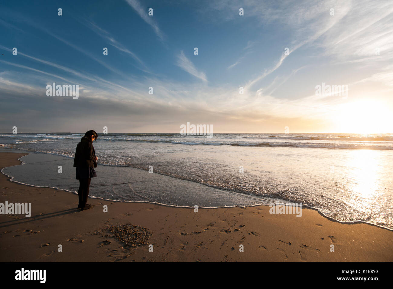 first time at the beach Stock Photo - Alamy