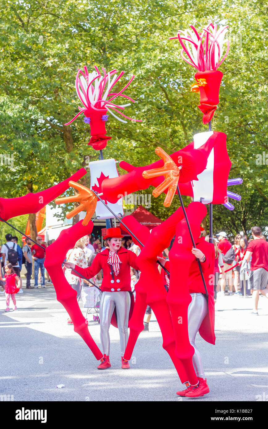 Kaleidoscope on Parade, dancers, PNE, Vancouver, British Columbia ...