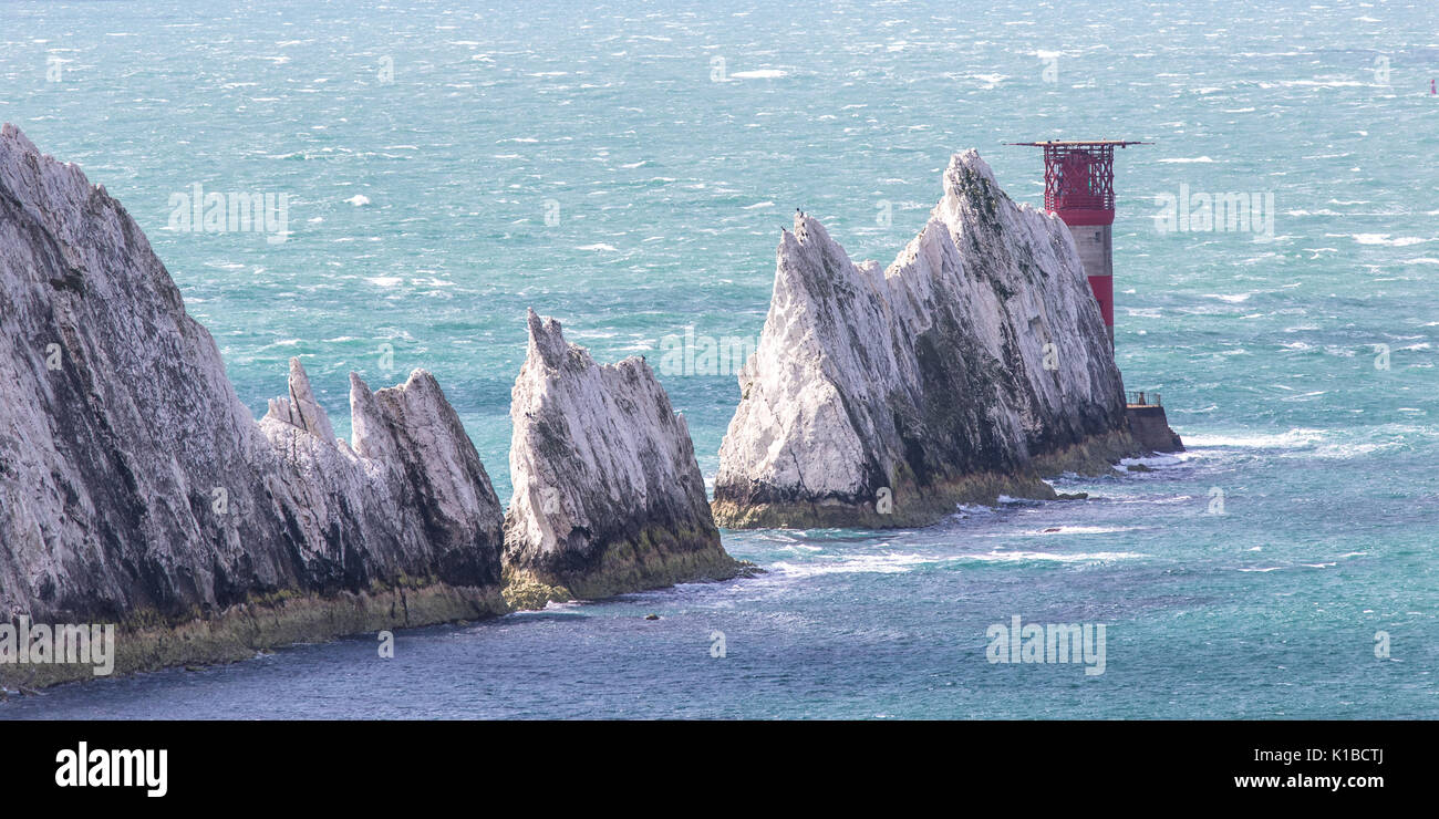 The Needles Isle Of Wight Stock Photo - Alamy