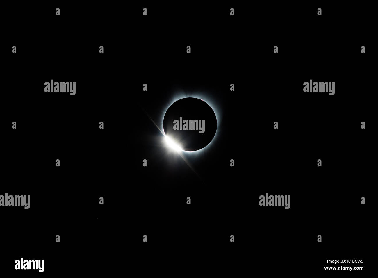 During a total solar eclipse the moon completely covers the sun. This ...