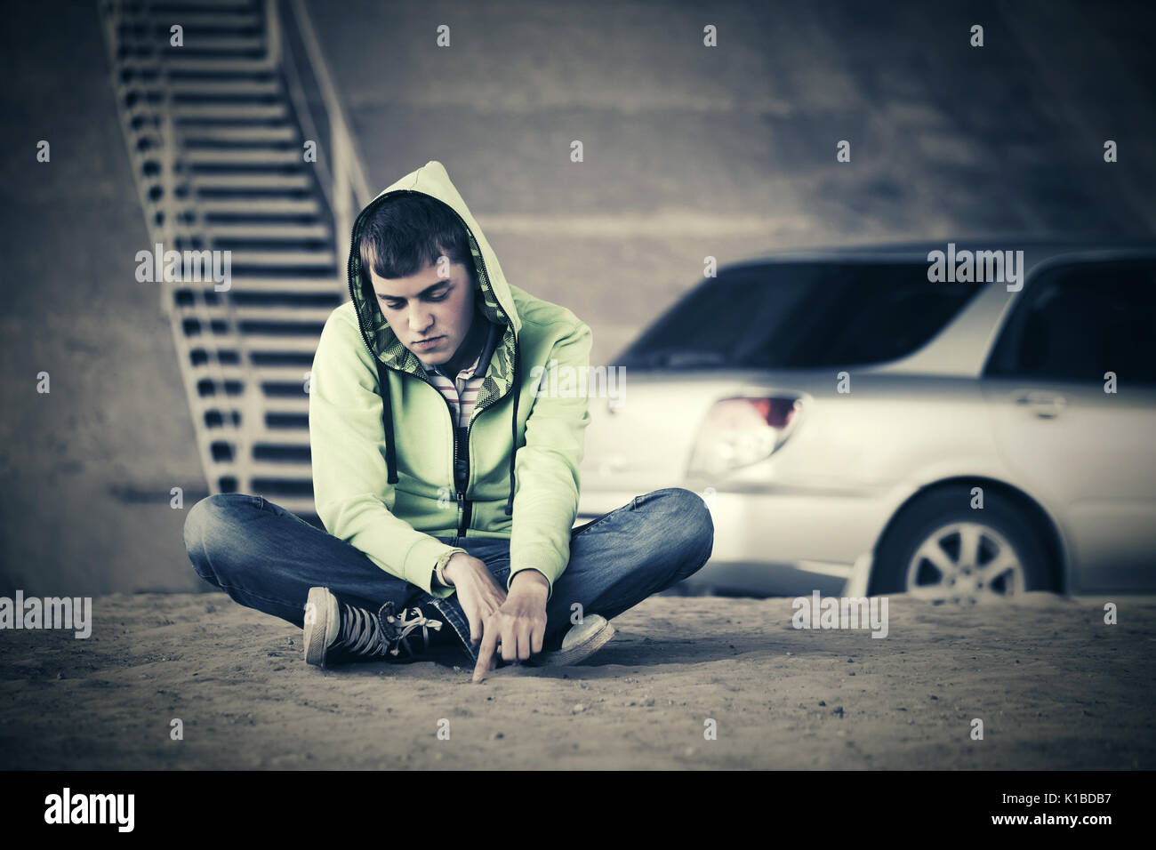 Boy Style Fashion Sad