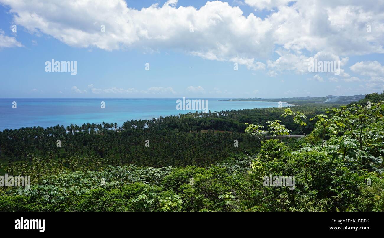 amazing tropical landscape in the dominican republic Stock Photo - Alamy