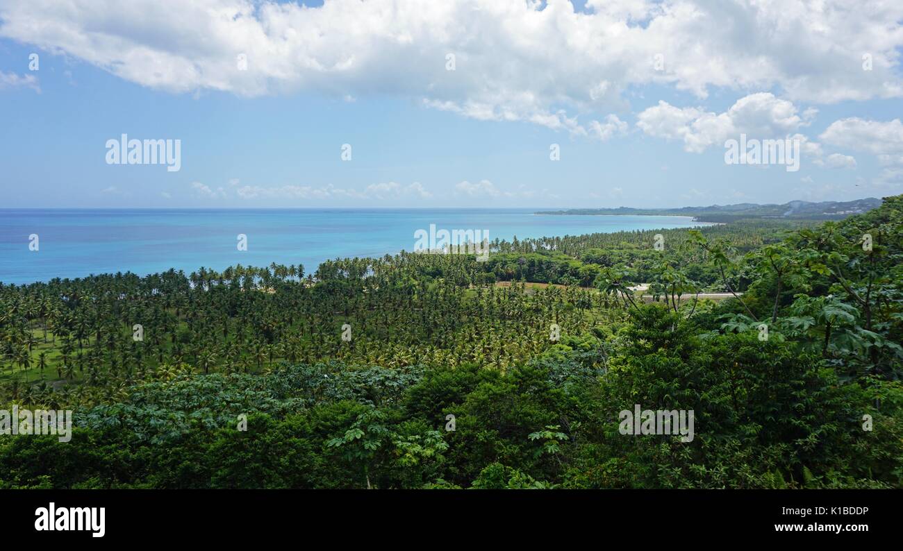 amazing tropical landscape in the dominican republic Stock Photo - Alamy