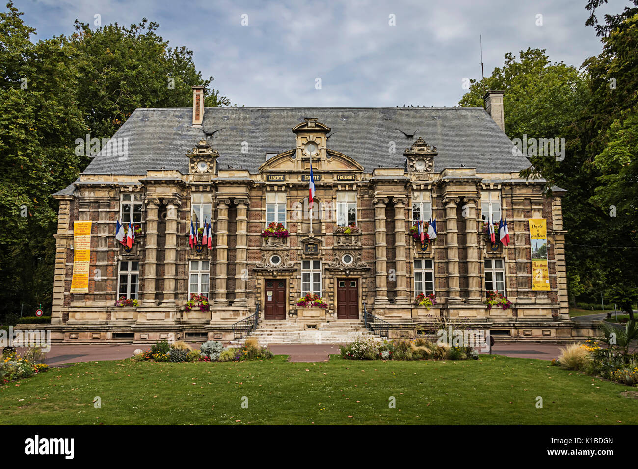 Hotel de Ville In Harfleur, France Stock Photo - Alamy