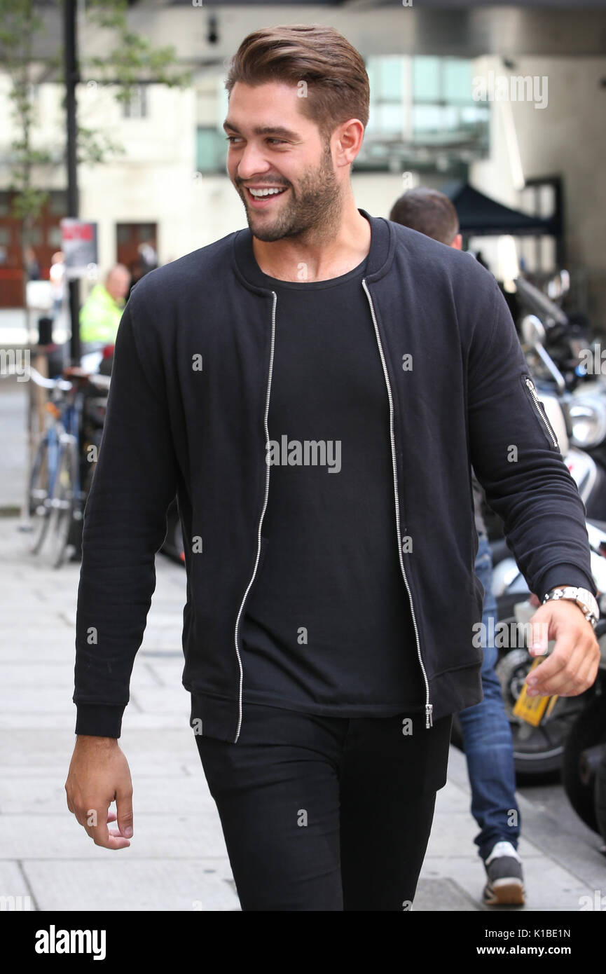 'Love Island' star Jonny Mitchell leaves BBC Radio One studios after ...