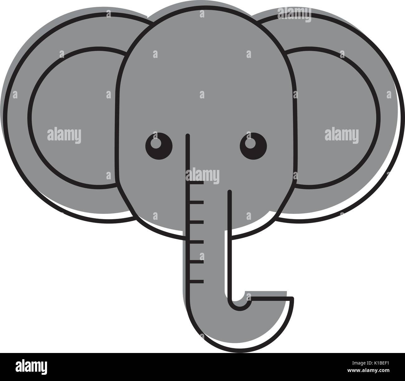african elephant isolated icon Stock Vector Image & Art - Alamy