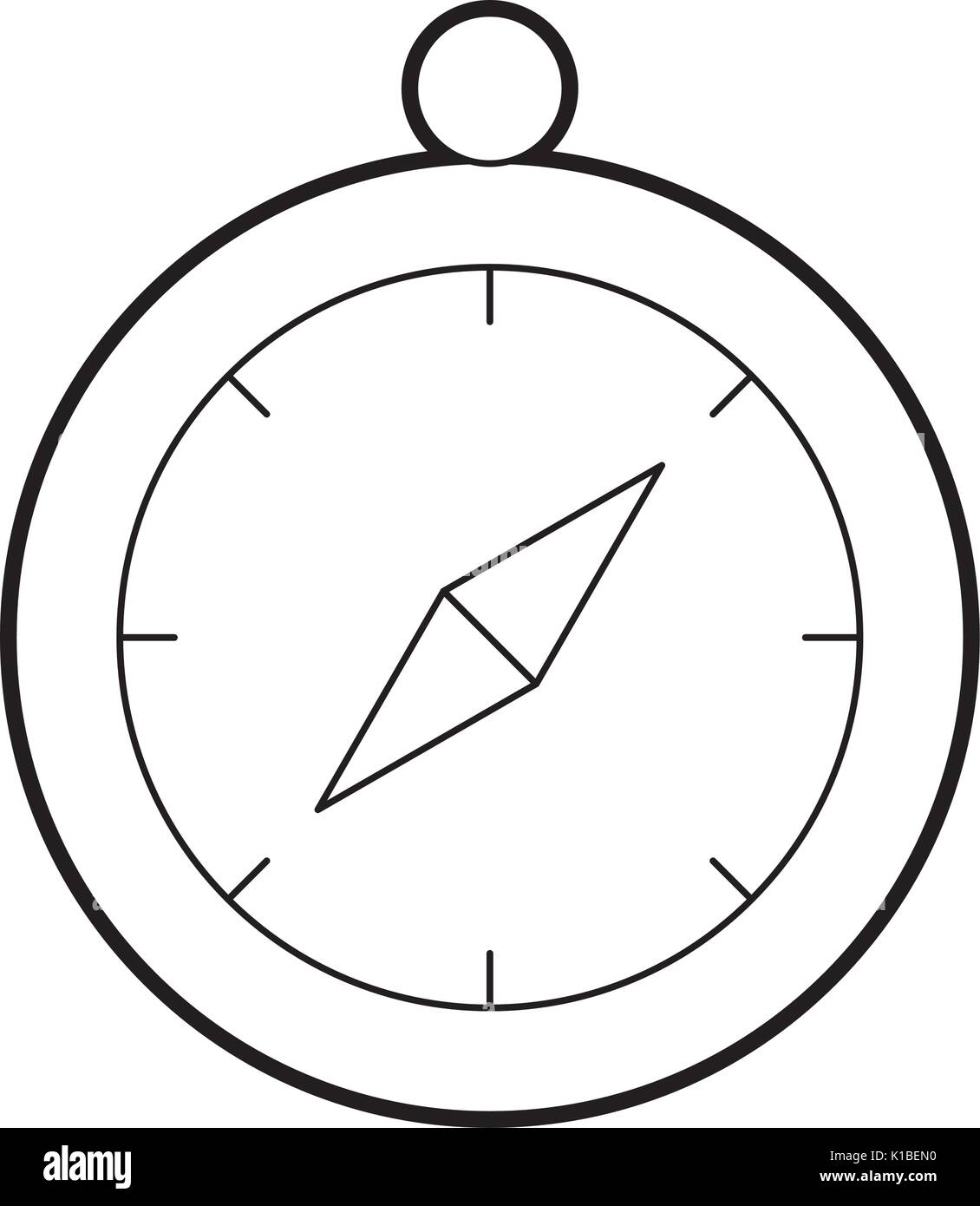 compass guide isolated icon Stock Vector Image & Art - Alamy