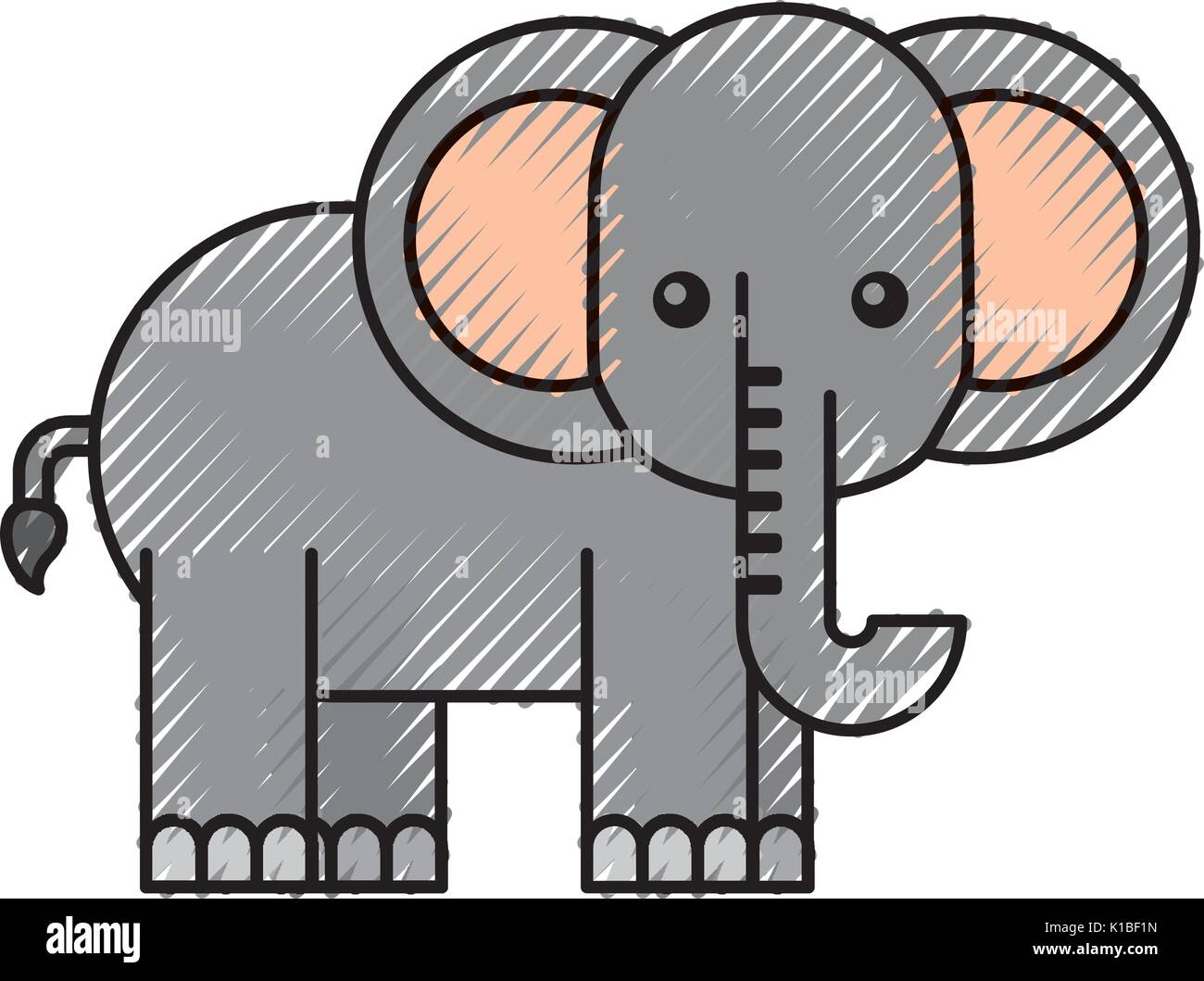 african elephant isolated icon Stock Vector Image & Art - Alamy