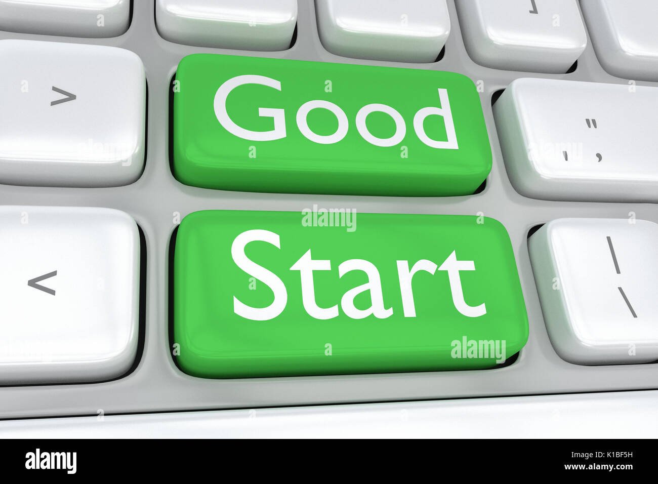 Render computer start hi-res stock photography and images - Alamy