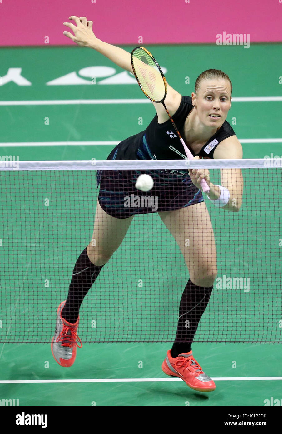 Denmark's Kamilla Rytter Juhl in the quarter finals during day five of ...