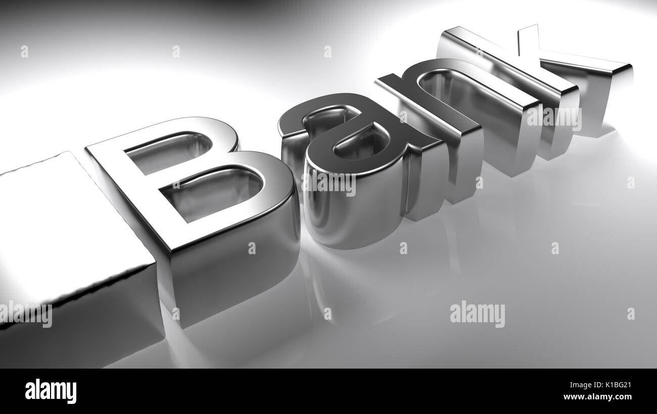 3d rendering metallic letters hi-res stock photography and images - Alamy