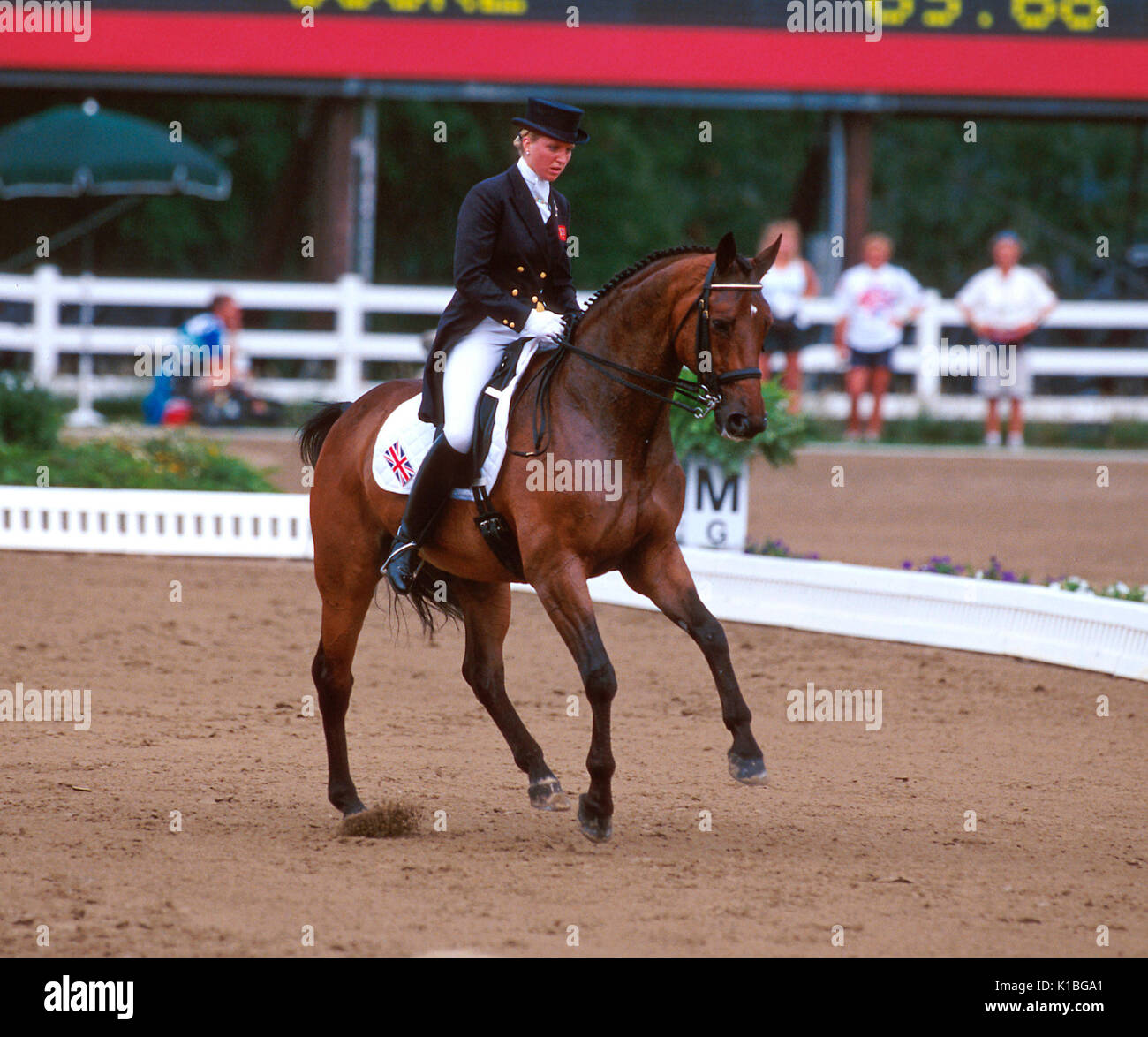 The Olympic Games, Atlanta 1996, Vicki Thompson (GBR) riding Enfant ...