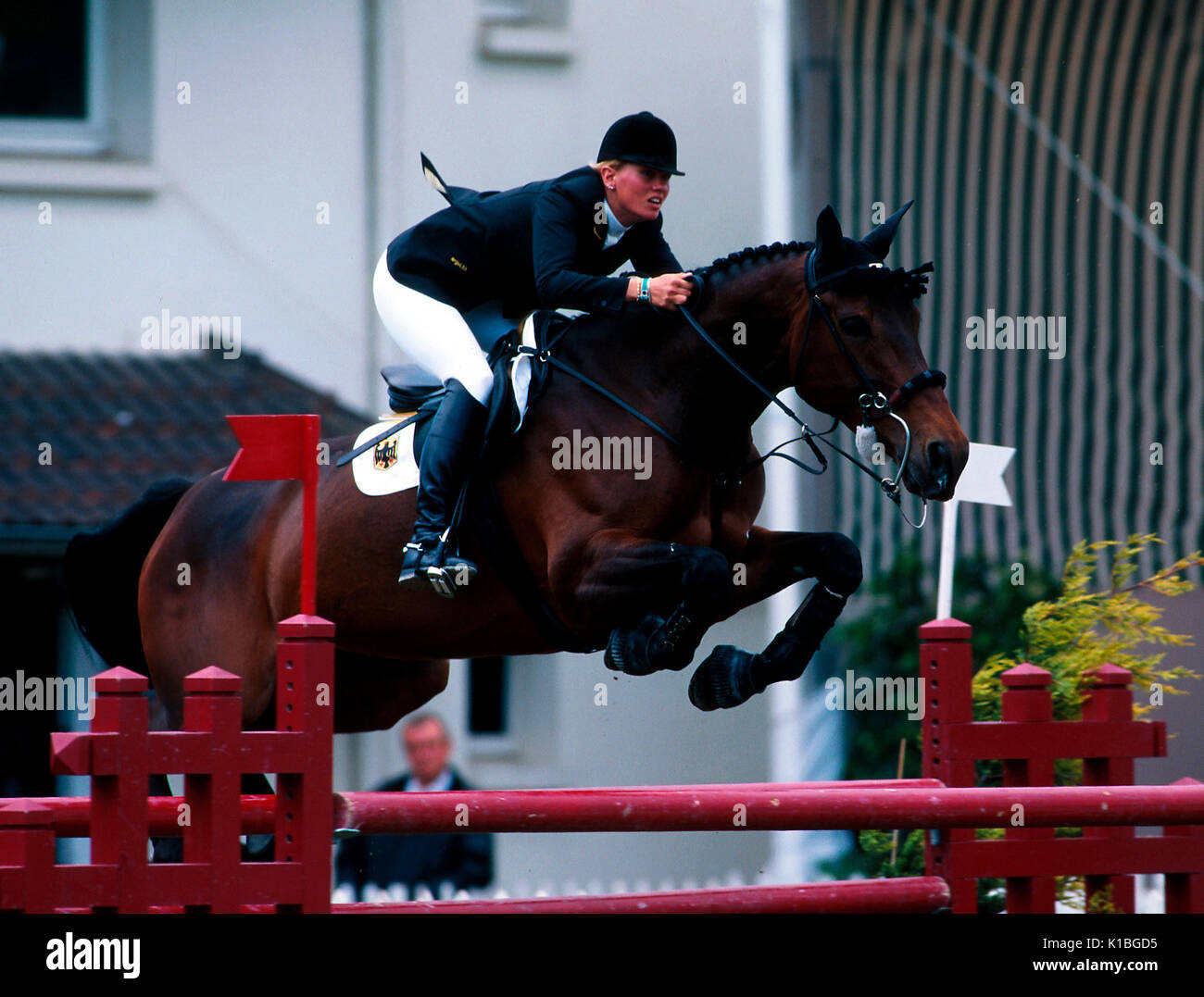 CSIO La Baule, May 1998, Eva Maria Bitter (GER) riding Argelith Luna ...