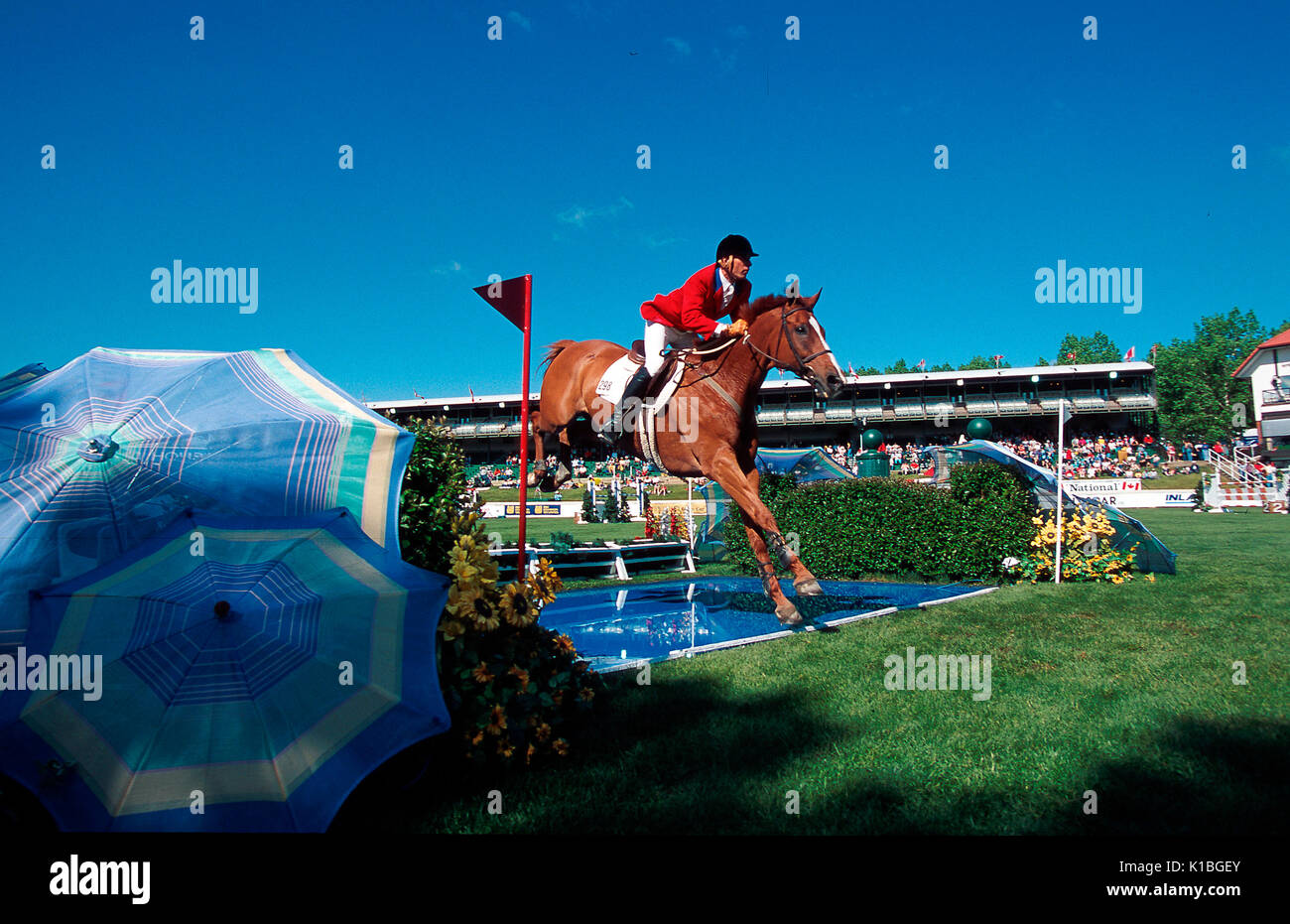 'The National' Spruce Meadows June 2000, Richard Spooner (USA) riding ...