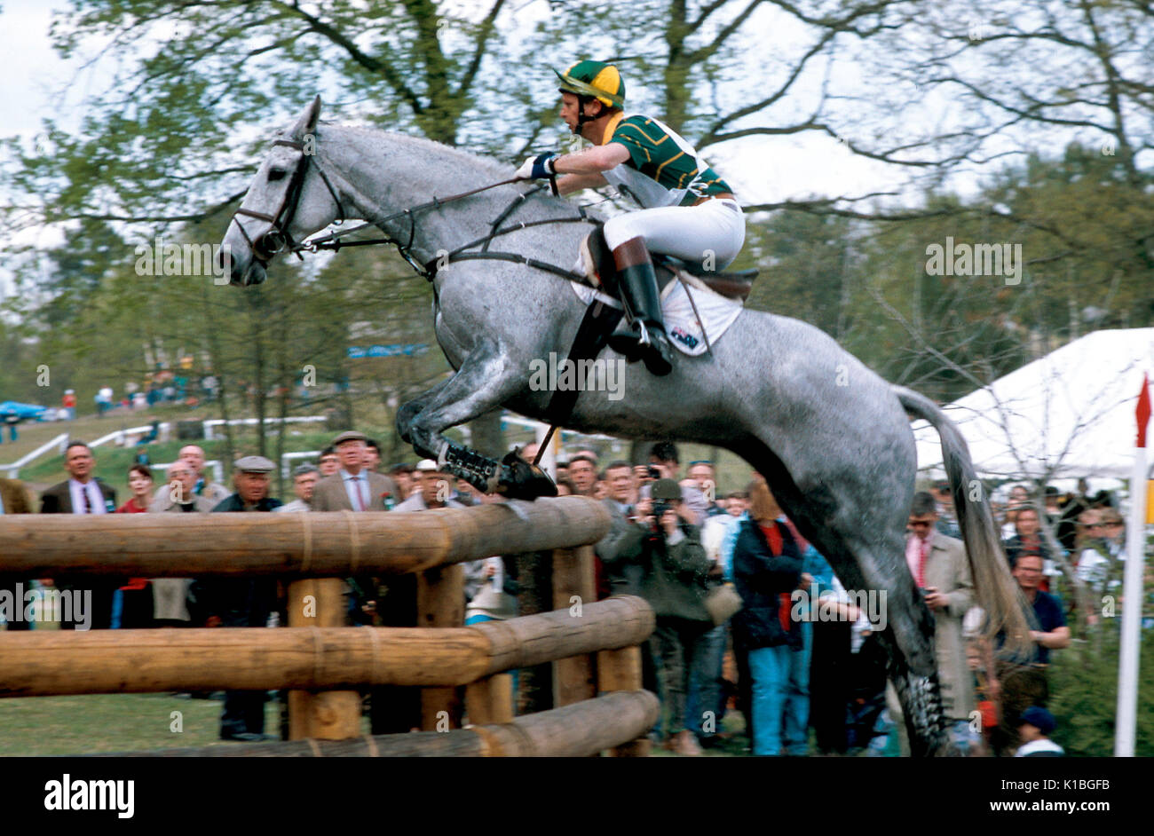 CCI Saumur 1994, David Green (AUS) riding Duncan II Stock Photo - Alamy