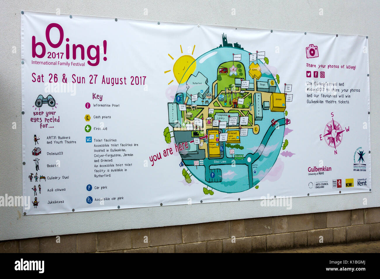 Boing 2017,International Family Festival,Poster,Map,University of Kent ...