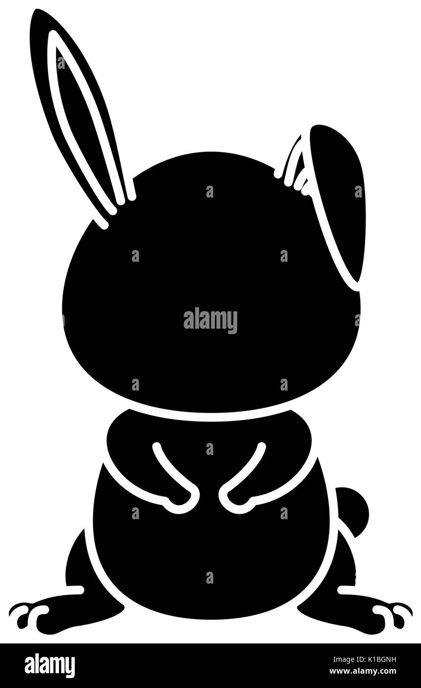 rabbit animal icon Stock Vector Image & Art - Alamy
