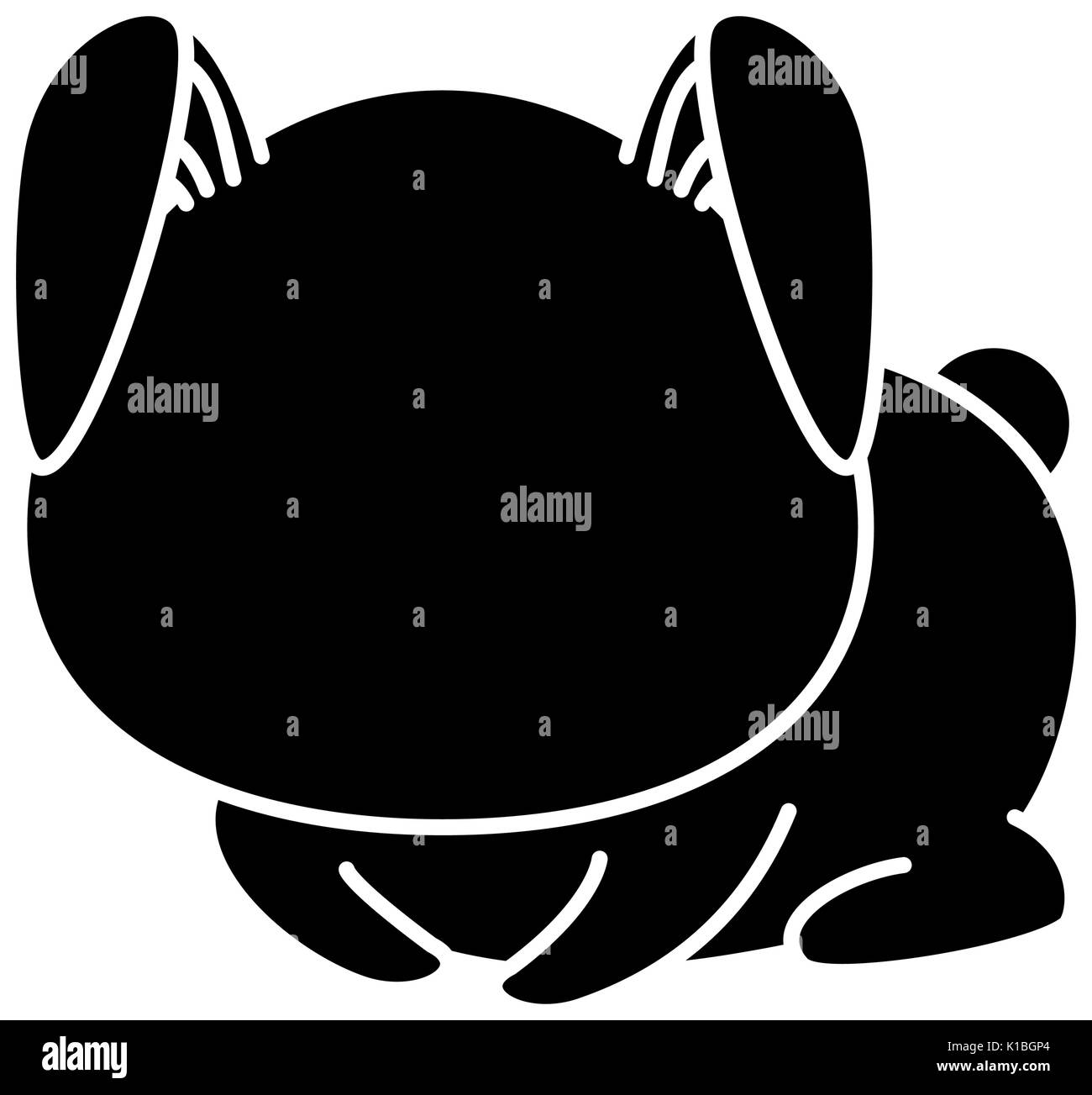 rabbit animal icon Stock Vector Image & Art - Alamy