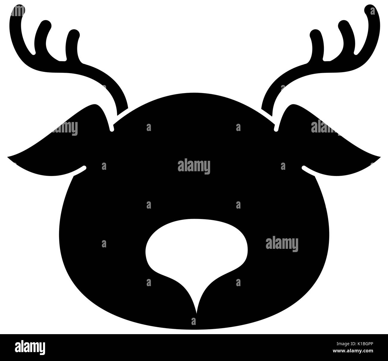 deer animal icon Stock Vector Image & Art - Alamy