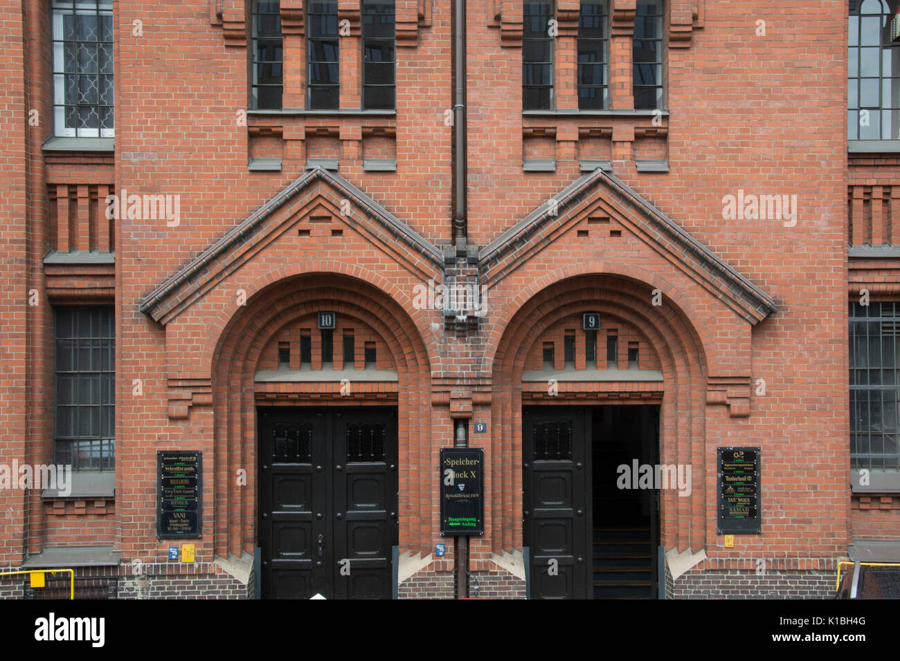 1920s warehouse district of Speicherstadt, Hamburg, Germany Stock Photo ...