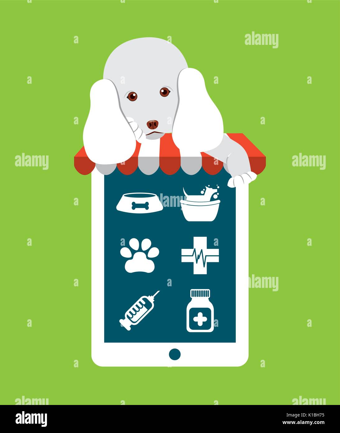 pet service design Stock Vector Image & Art - Alamy