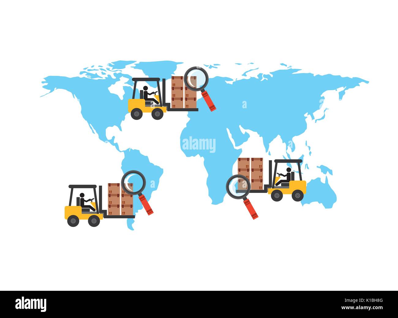 delivery service design Stock Vector Image & Art - Alamy