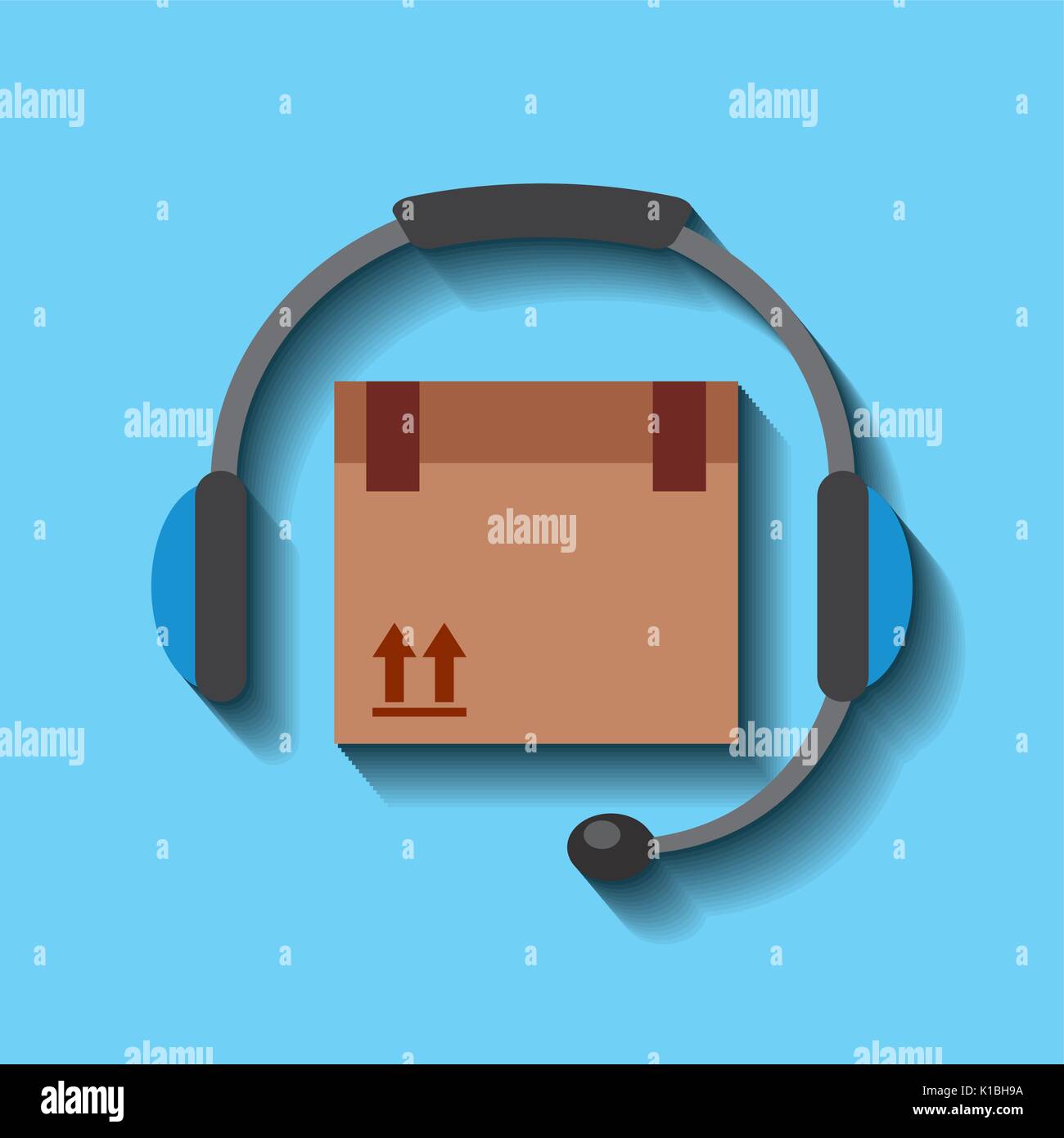 delivery service design Stock Vector Image & Art - Alamy