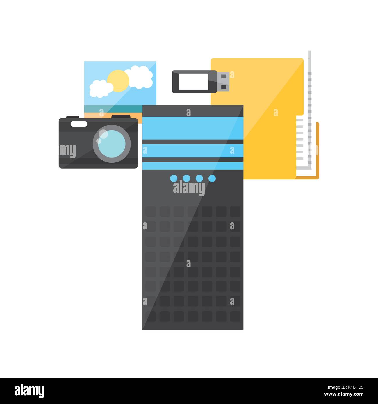 data storage design Stock Vector Image & Art - Alamy