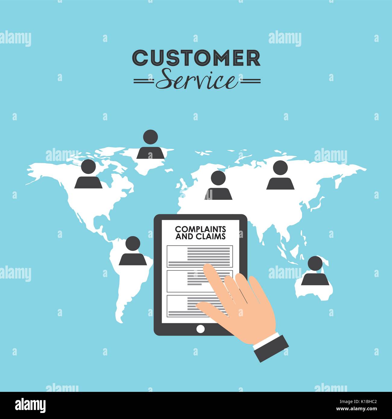 customer service design Stock Vector Image & Art - Alamy