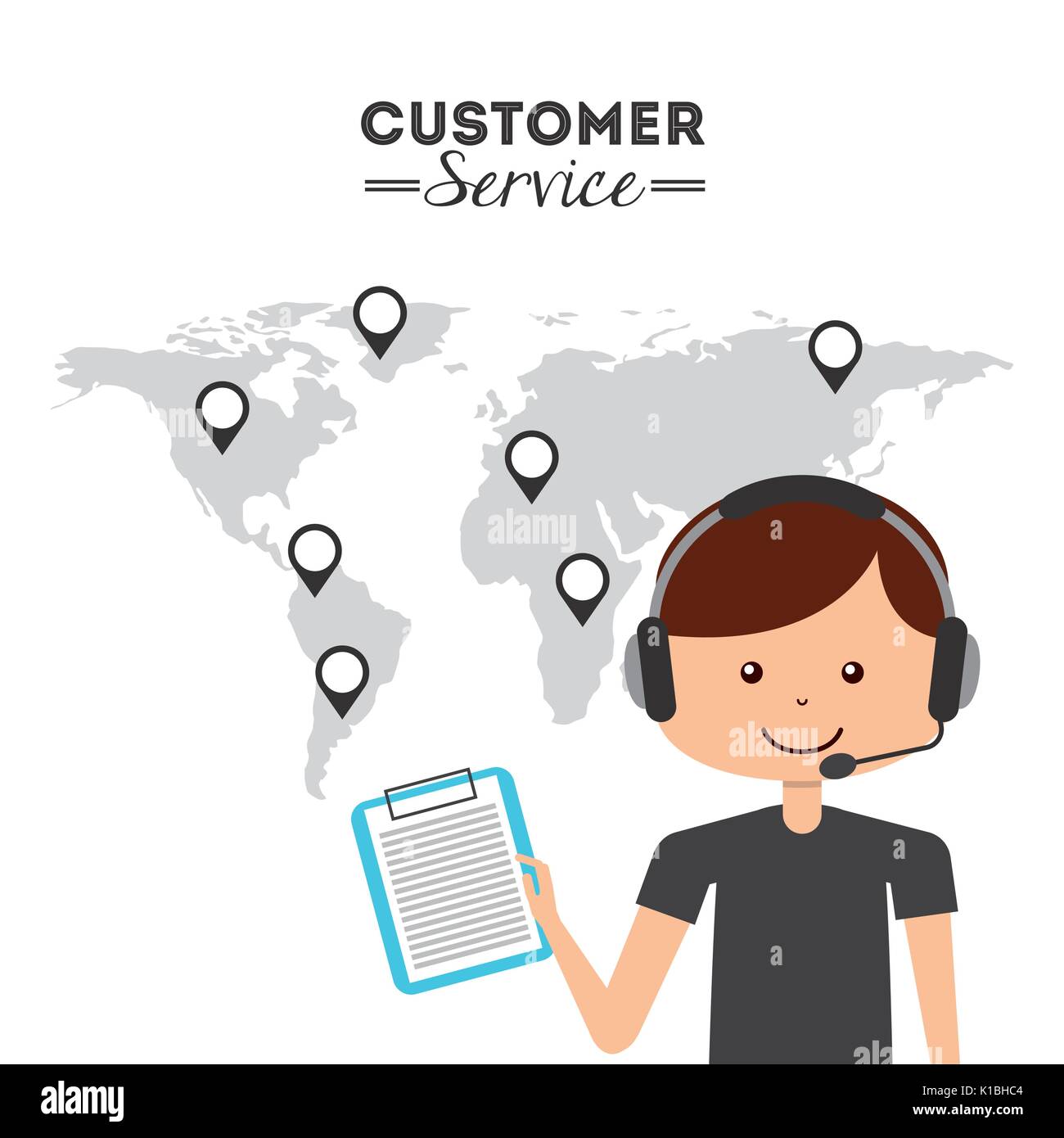 customer service design Stock Vector Image & Art - Alamy