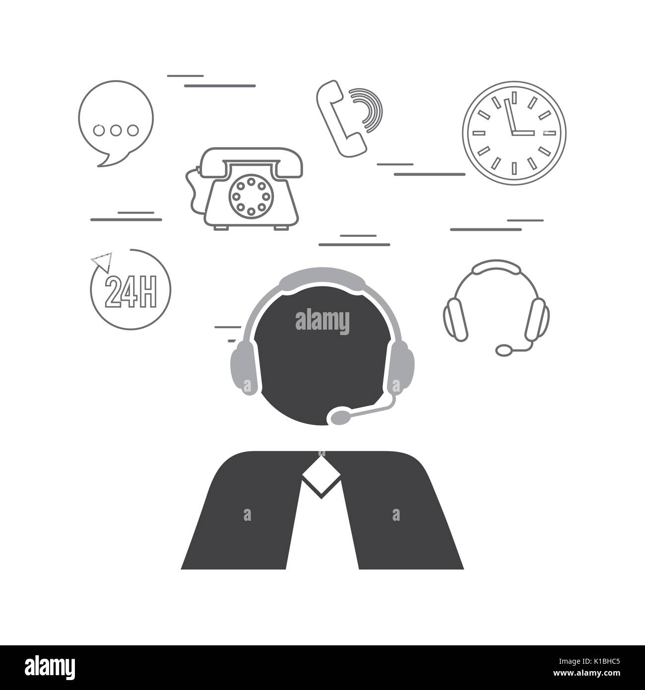 customer service design Stock Vector Image & Art - Alamy