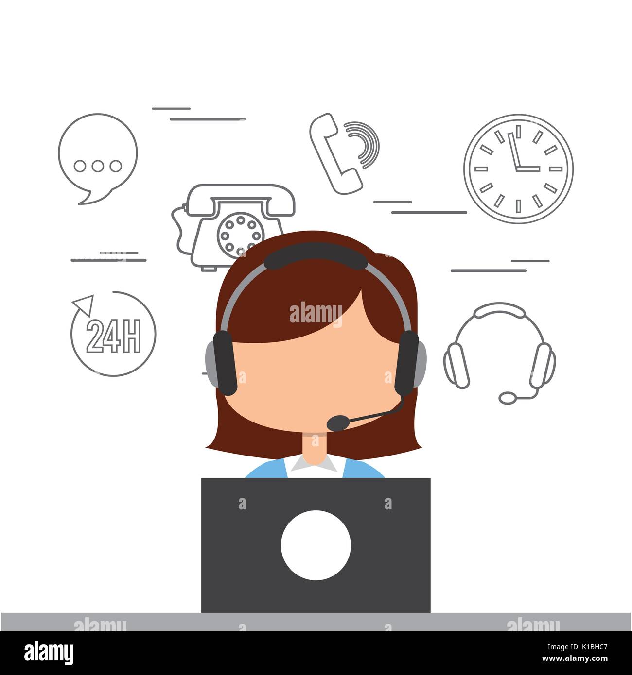 customer service design Stock Vector Image & Art - Alamy